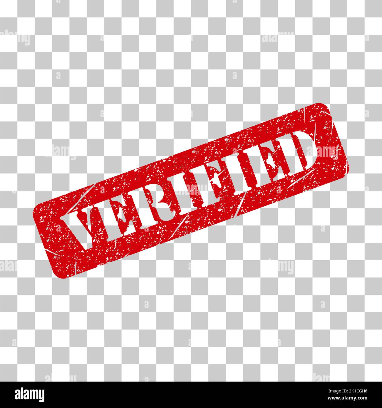 Verified stamp symbol, label sticker sign button, text banner vector ...
