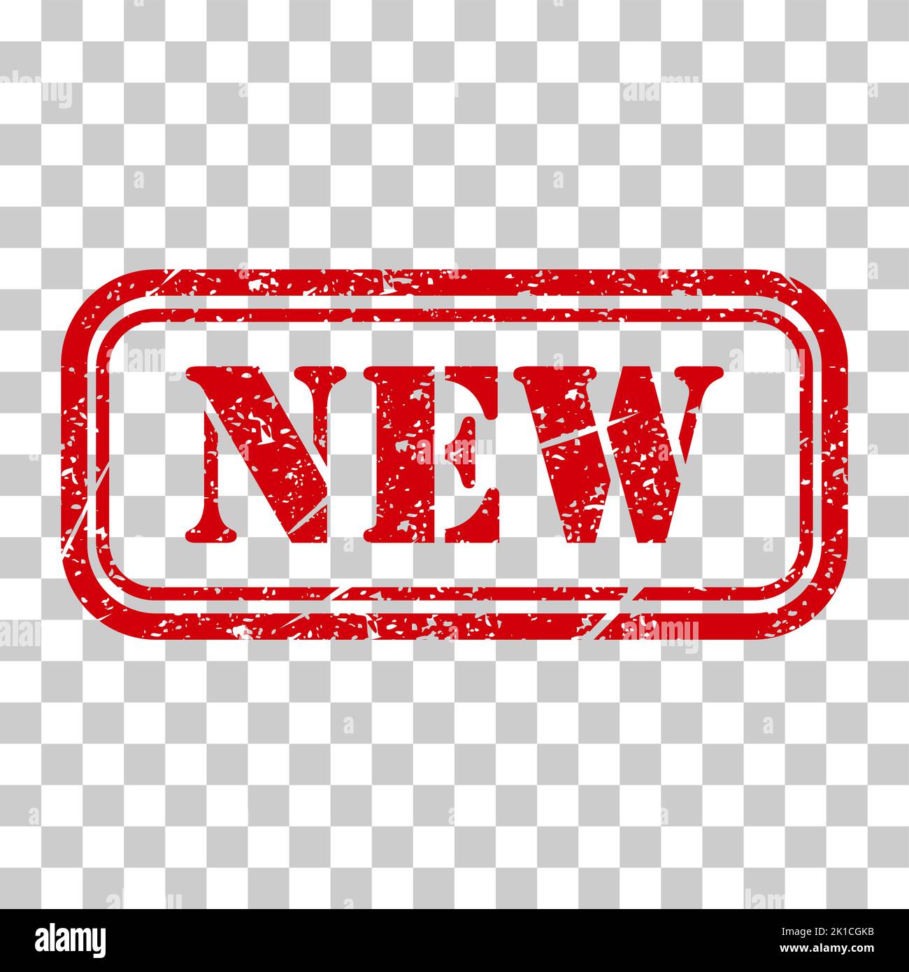 New stamp symbol, label sticker sign button, text banner vector ...