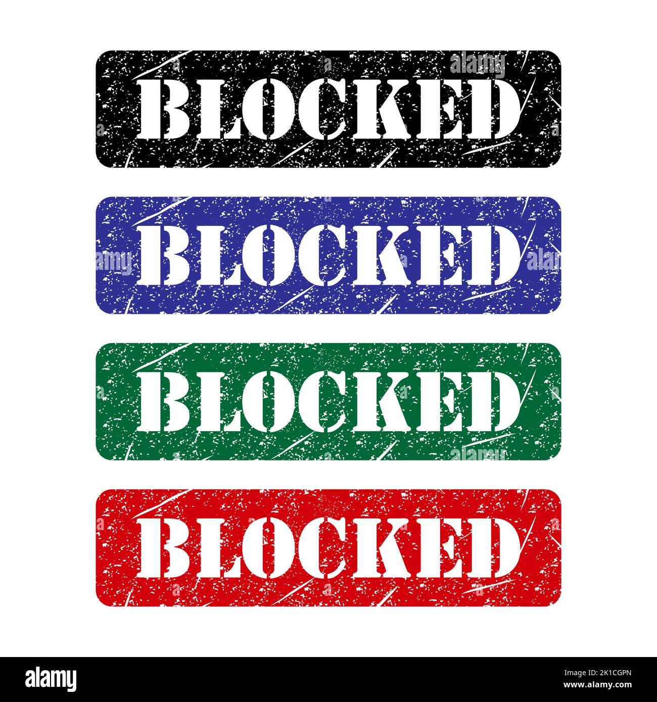 Block stop user vector hi-res stock photography and images - Alamy