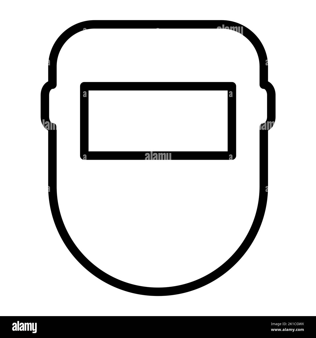 Welding technology icon, metal tool equipment symbol, safe weld vector ...