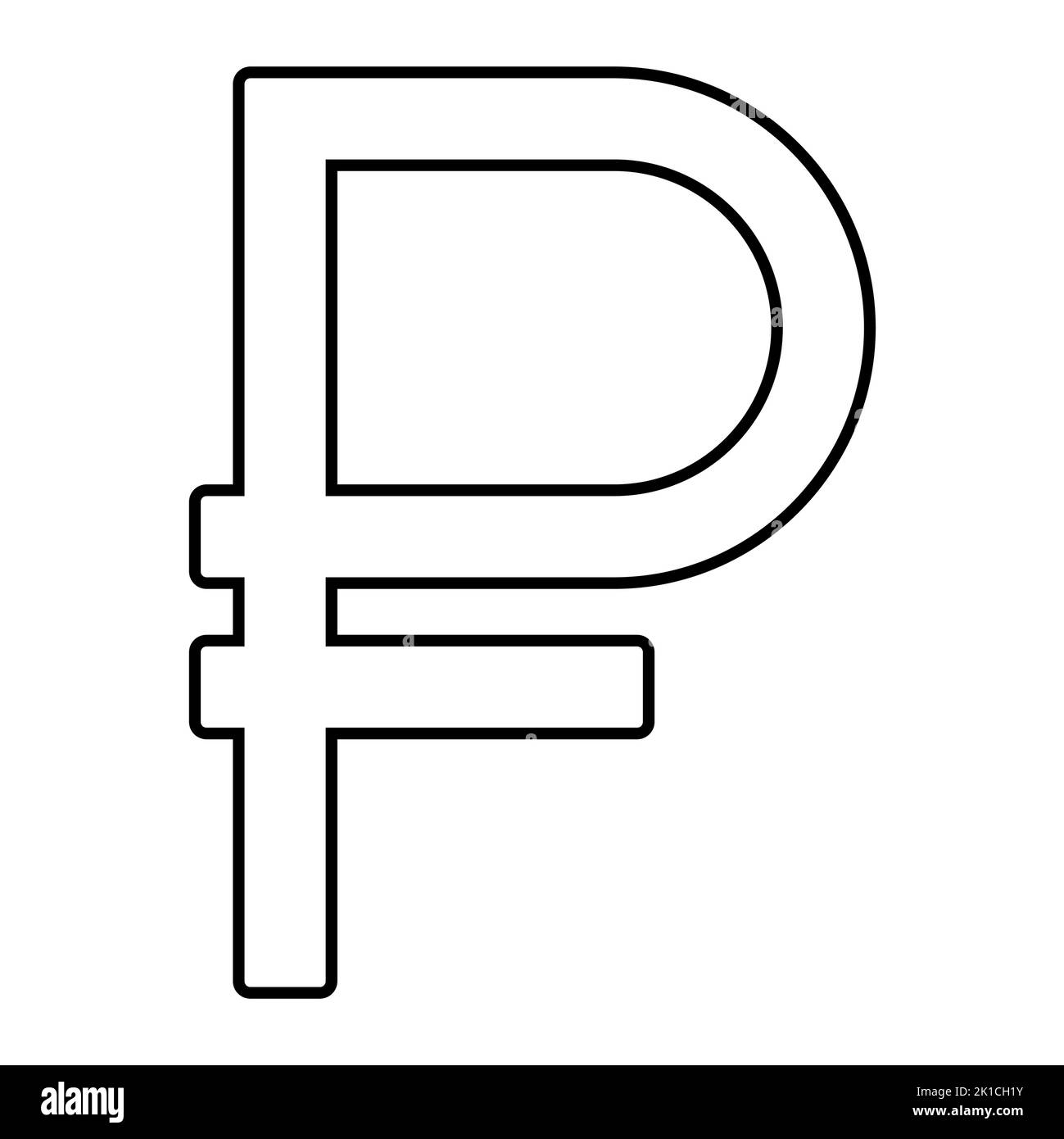 Rouble sign Stock Vector Images - Alamy