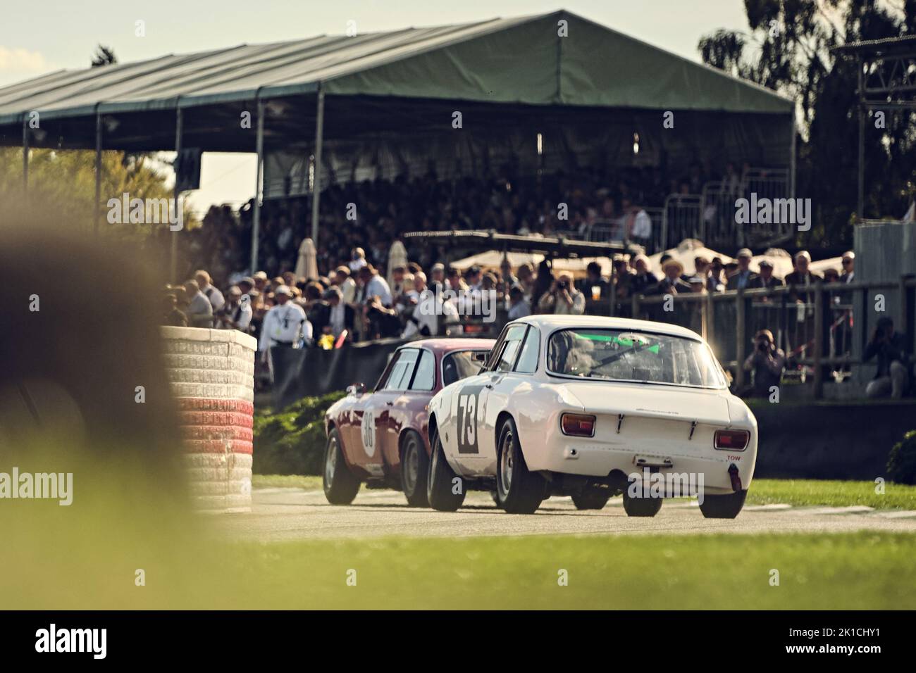 Goodwood, Chichester, UK. 17th Sept, 2022. Racing Alfa Romeo Giulia ...