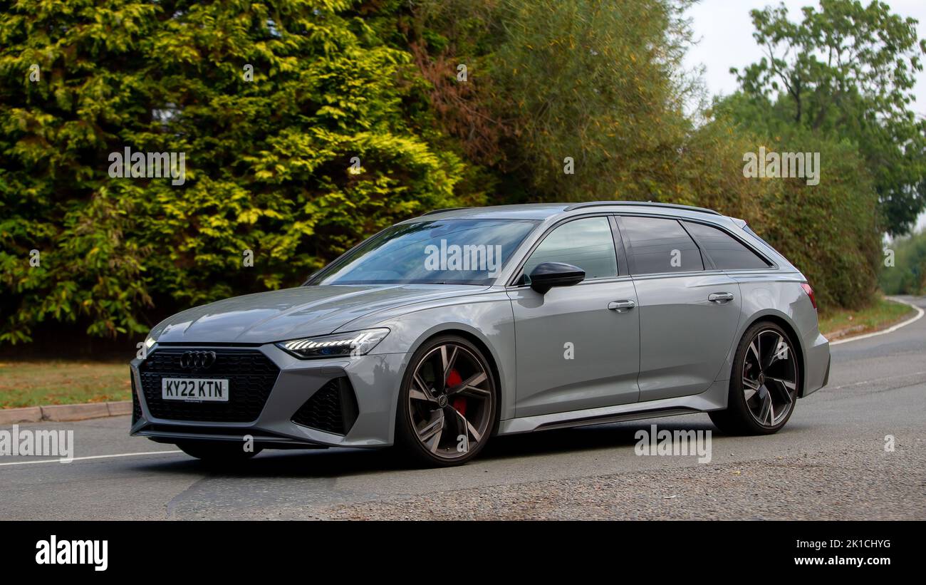 2022 grey Audi RS6 estate car Stock Photo - Alamy