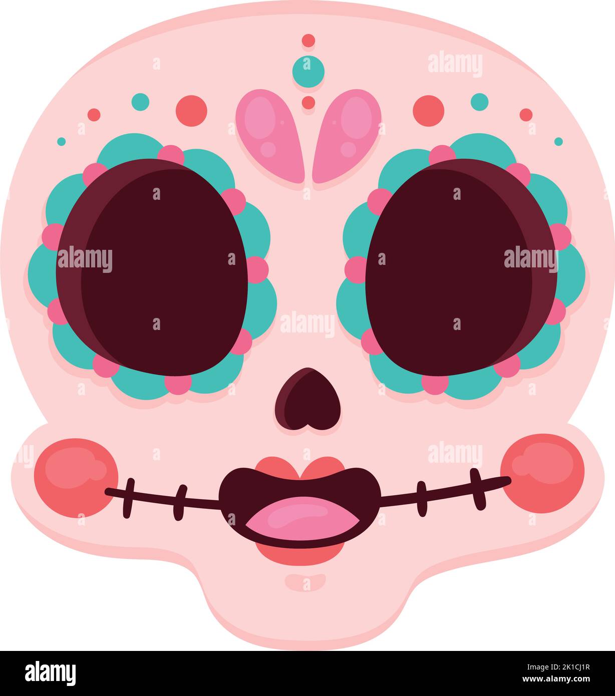 Girl traditional mexican death Stock Vector Images - Alamy