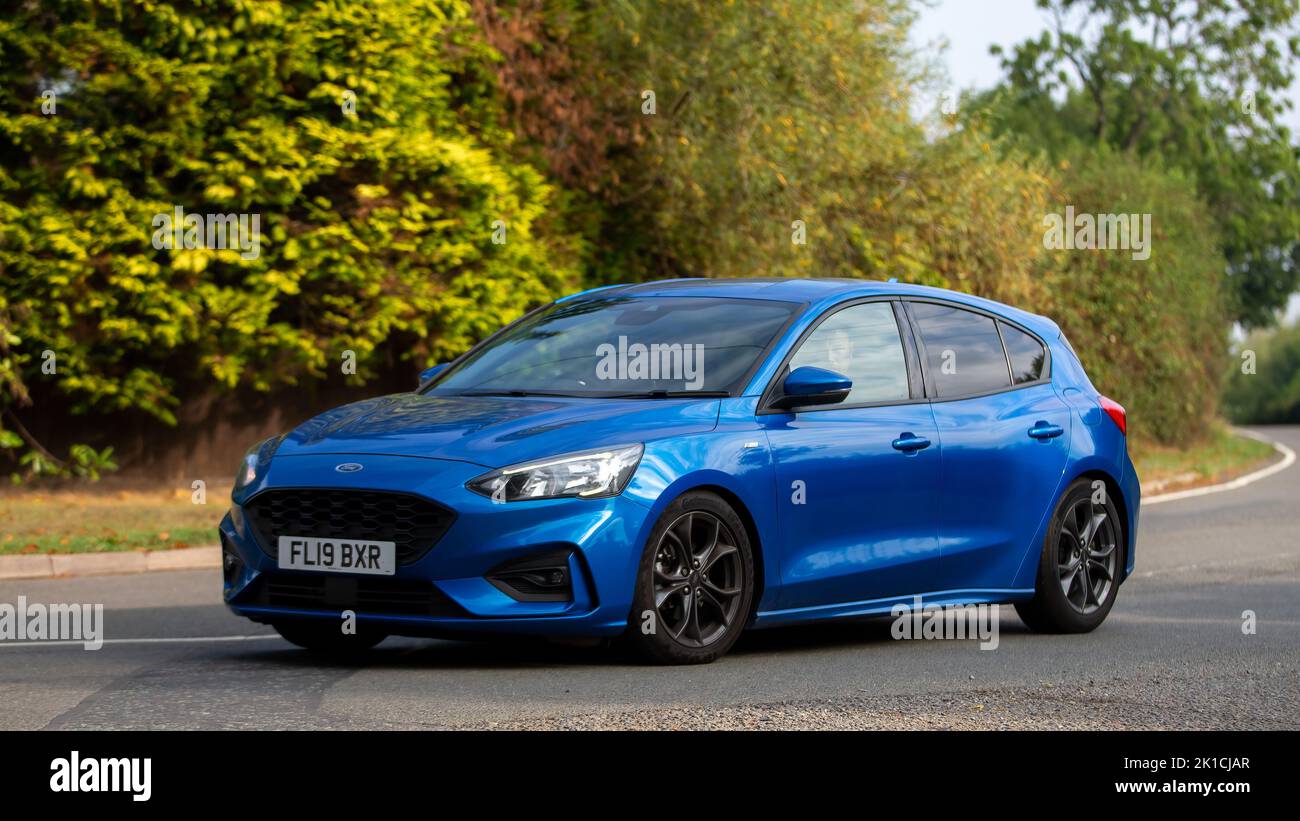 2019 1496cc blue Ford Focus Stock Photo - Alamy