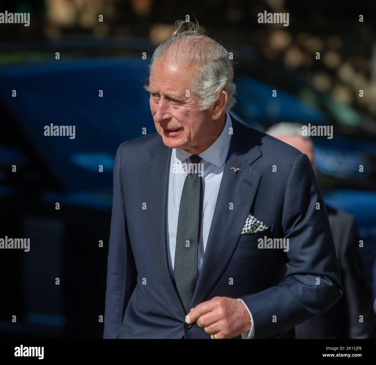 London, England, UK. 17th Sep, 2022. King CHARLES III arrives at ...