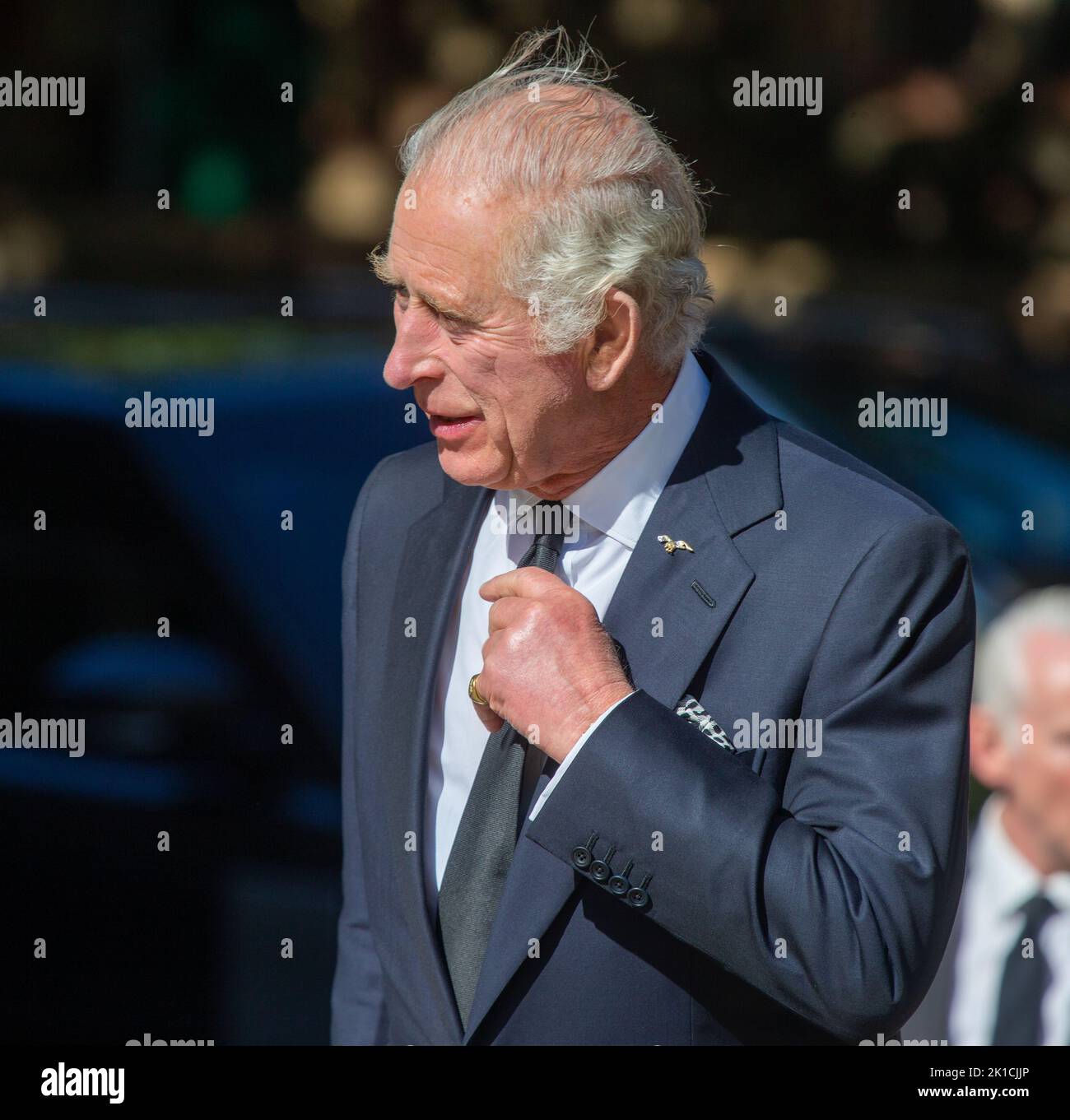 London, England, UK. 17th Sep, 2022. King CHARLES III arrives at ...