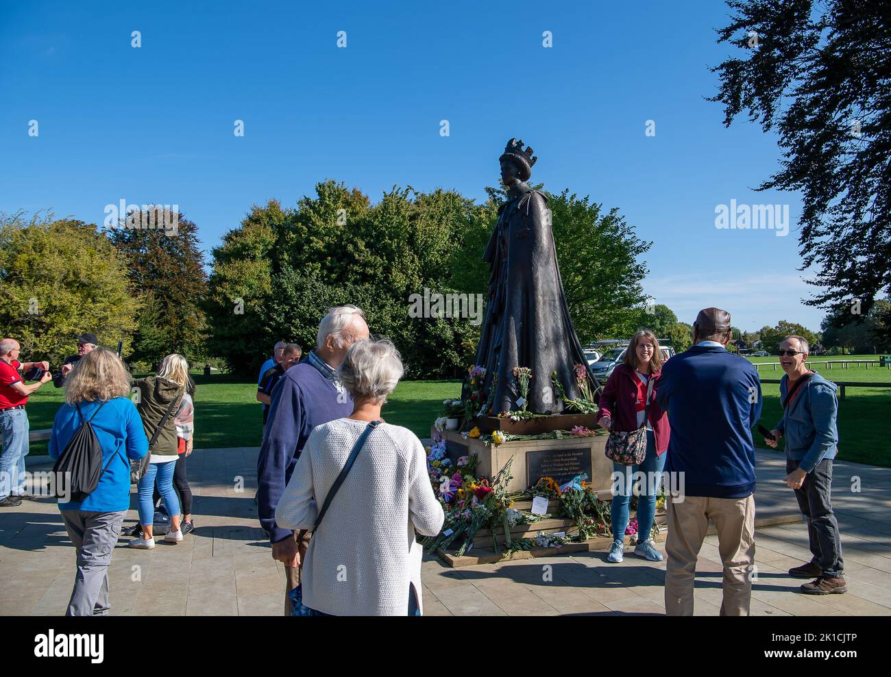 Runnymede, Surrey, UK. 17th September, 2022. A group of deaf people ...