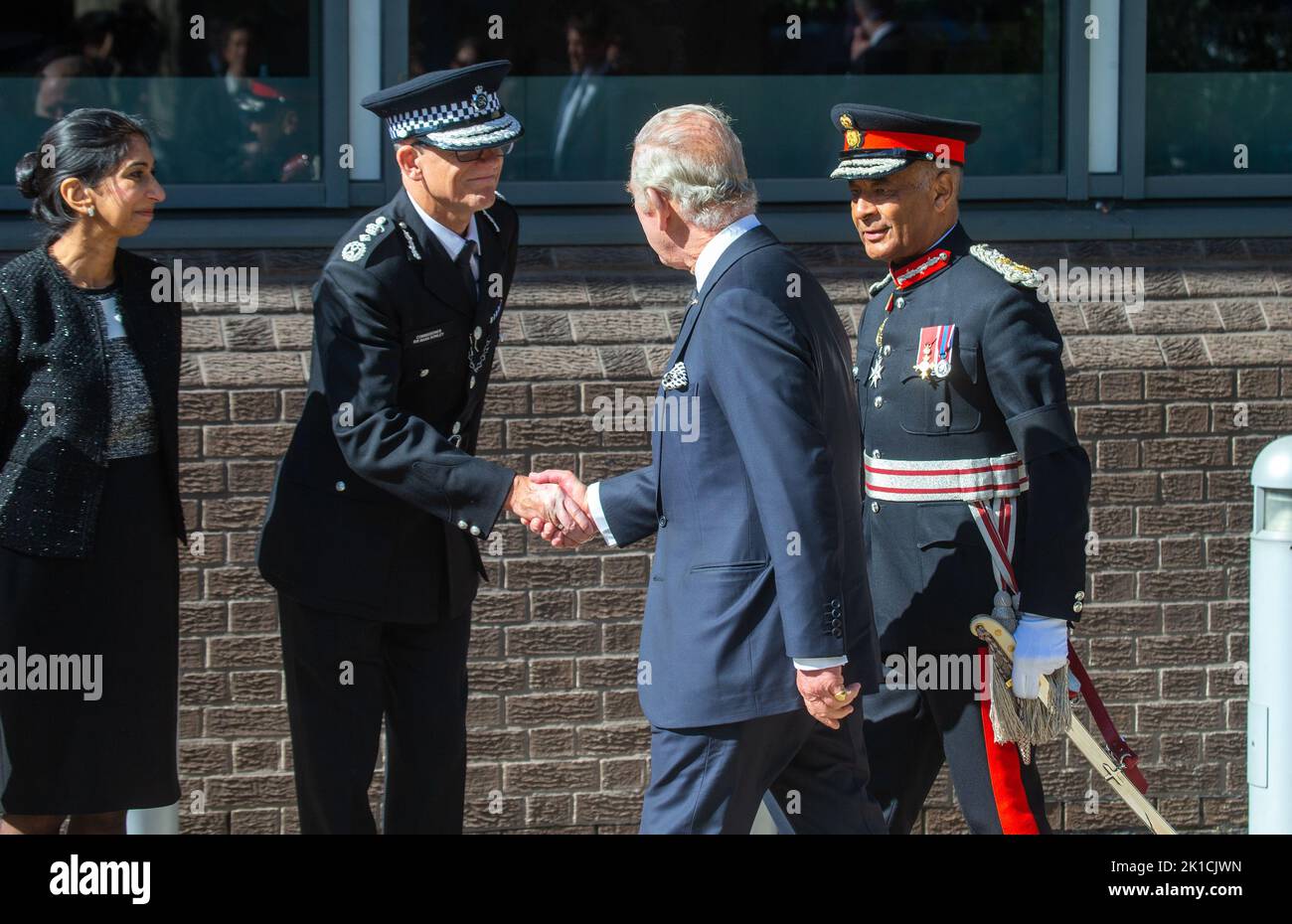 London, England, UK. 17th Sep, 2022. King CHARLES III is seen arriving ...