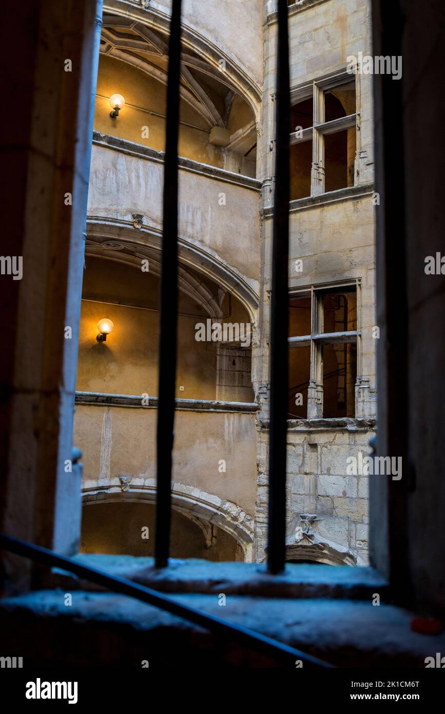 Typical architectural feature of Lyon - Traboule a historical ...
