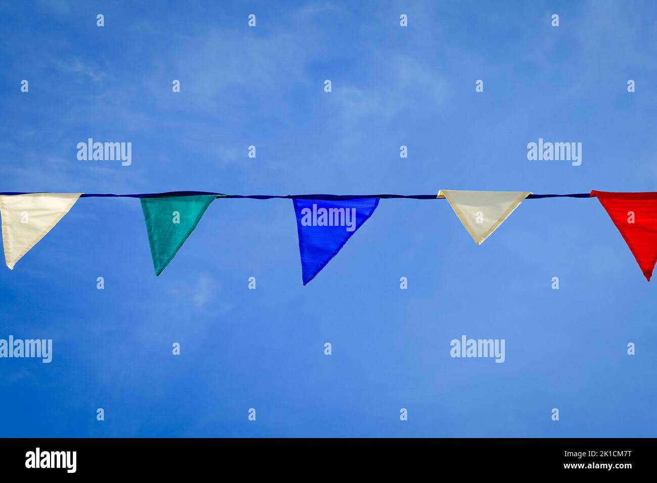 Triangular flags hi-res stock photography and images - Alamy