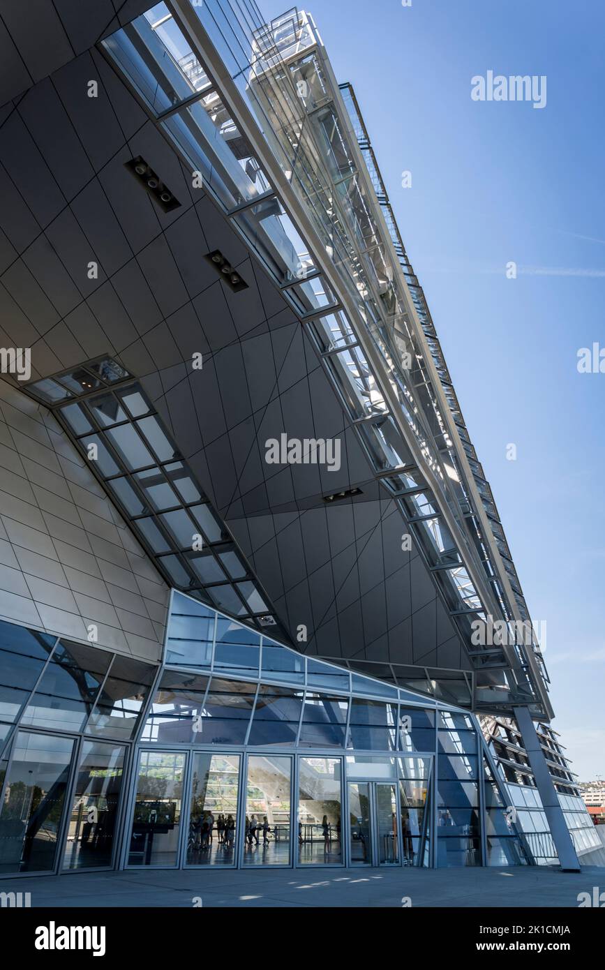 Exterior of the Confluence Museum, a science centre and anthropology ...
