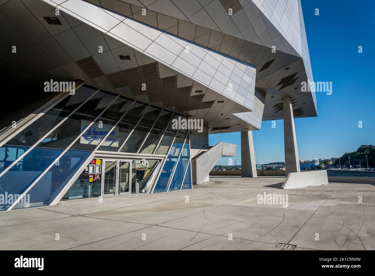 Exterior of the Confluence Museum, a science centre and anthropology ...