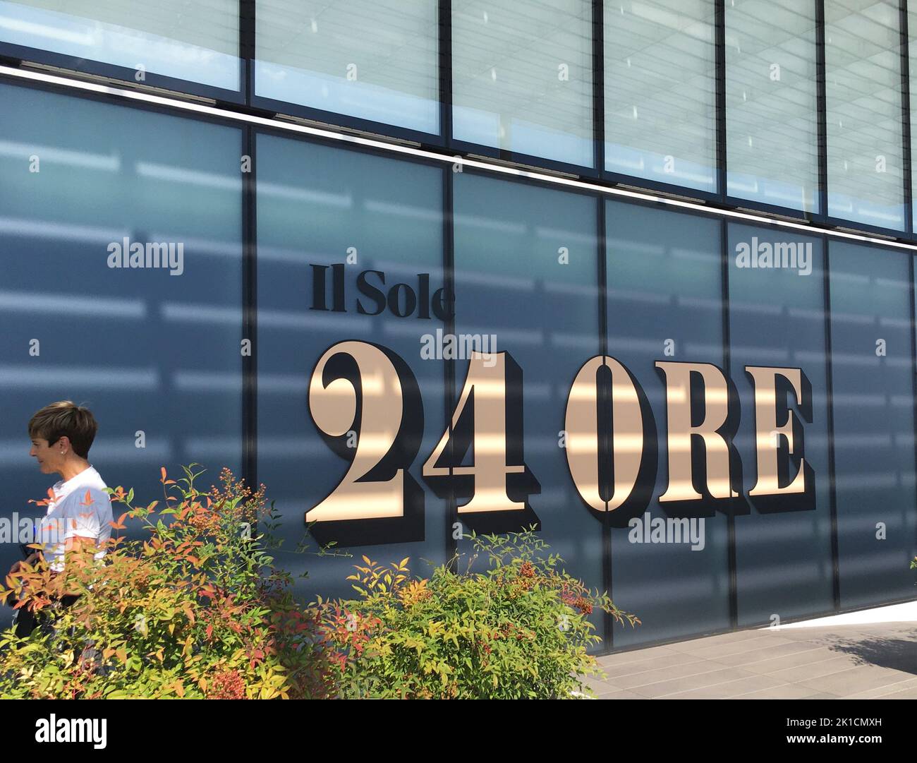 Milan, Italy Radio24 headquarters of the Sole24 Group internal and ...