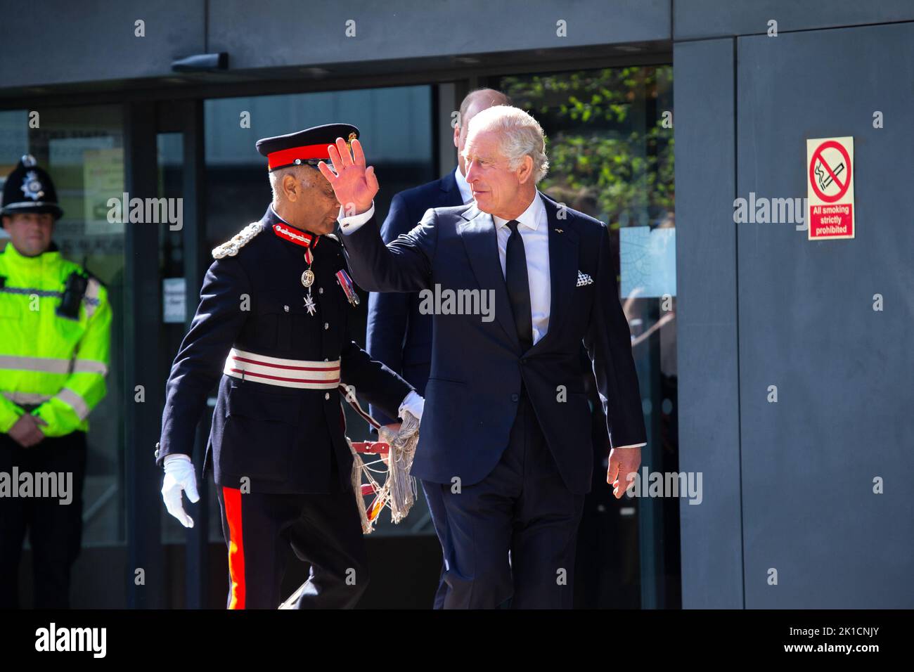 London, England, UK. 17th Sep, 2022. King CHARLES III is seen leaving ...