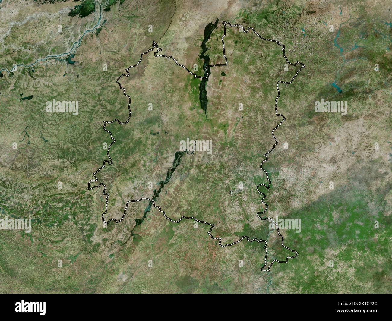 Boucle du Mouhoun, region of Burkina Faso. High resolution satellite ...