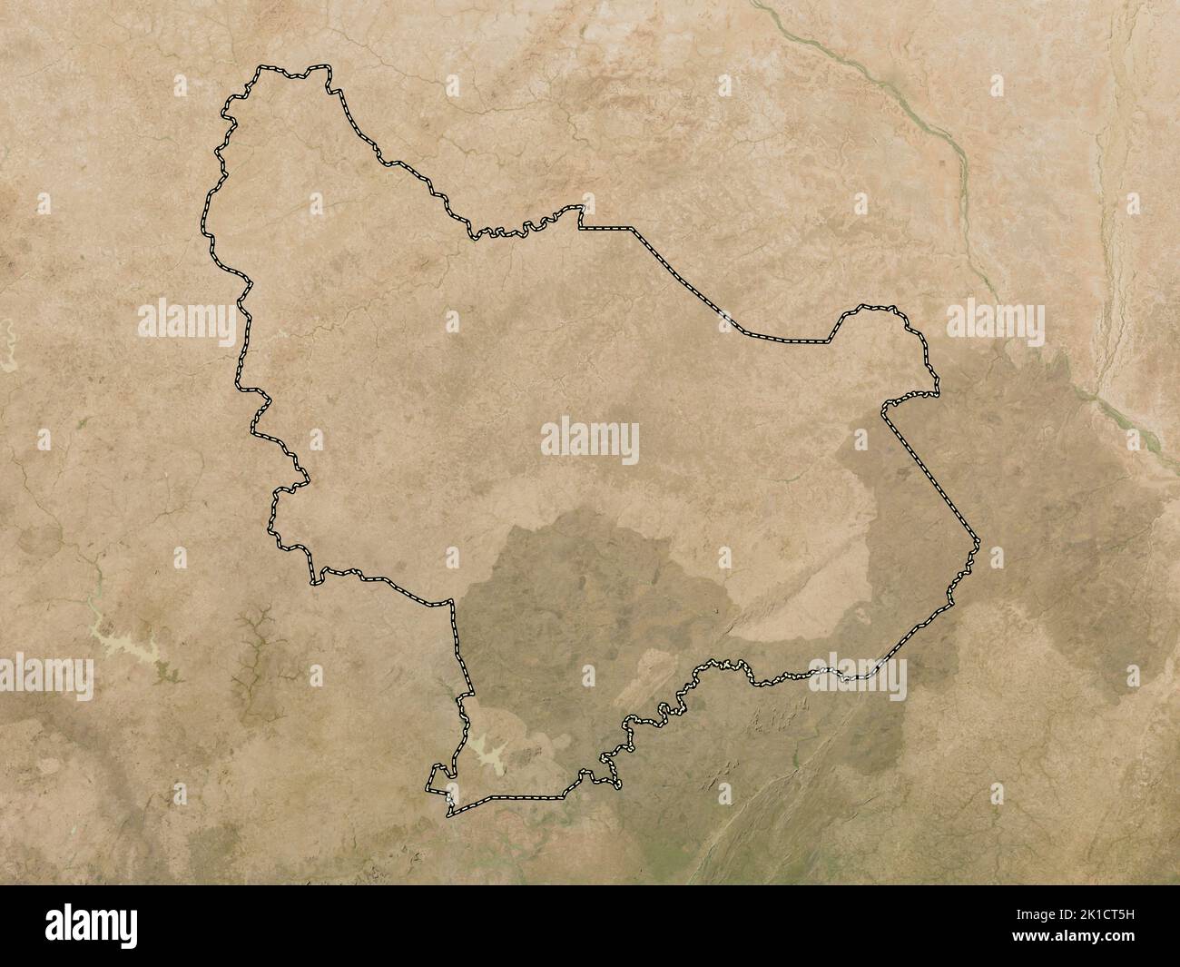 Est, region of Burkina Faso. Low resolution satellite map Stock Photo ...