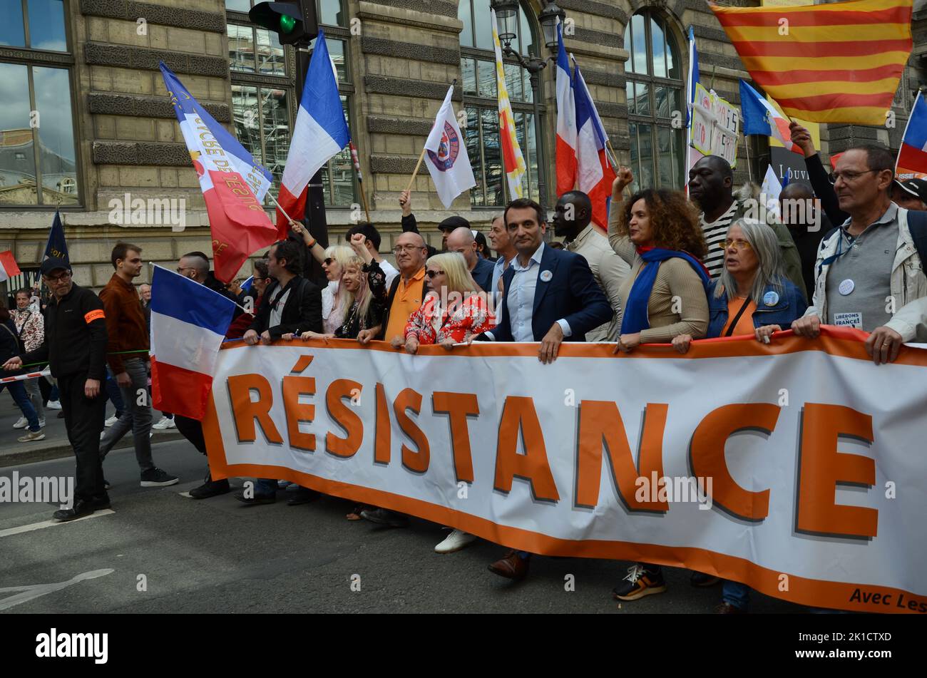 Far right france procession hi-res stock photography and images - Alamy