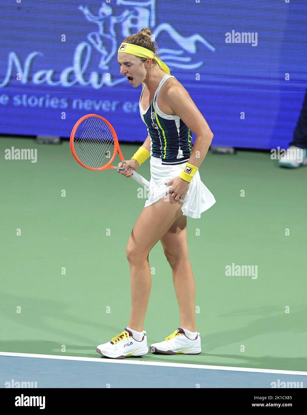 Chennai, India, 17th Sep 2022: Chennai Open WTA 250 : Nadia PODOROSKA ...