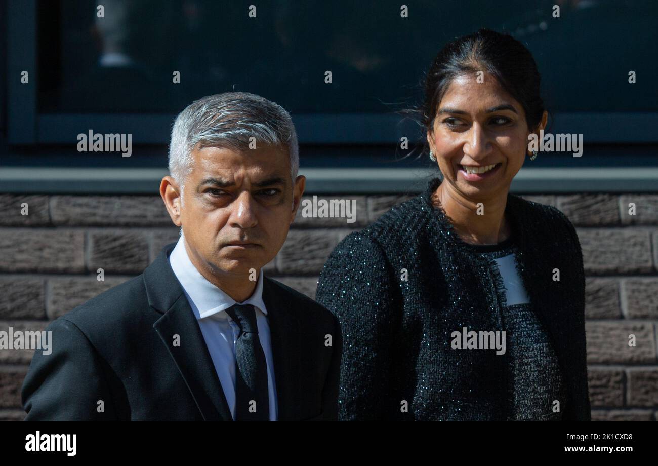 London, England, UK. 17th Sep, 2022. Home Secretary SUELLA BRAVERMAN ...