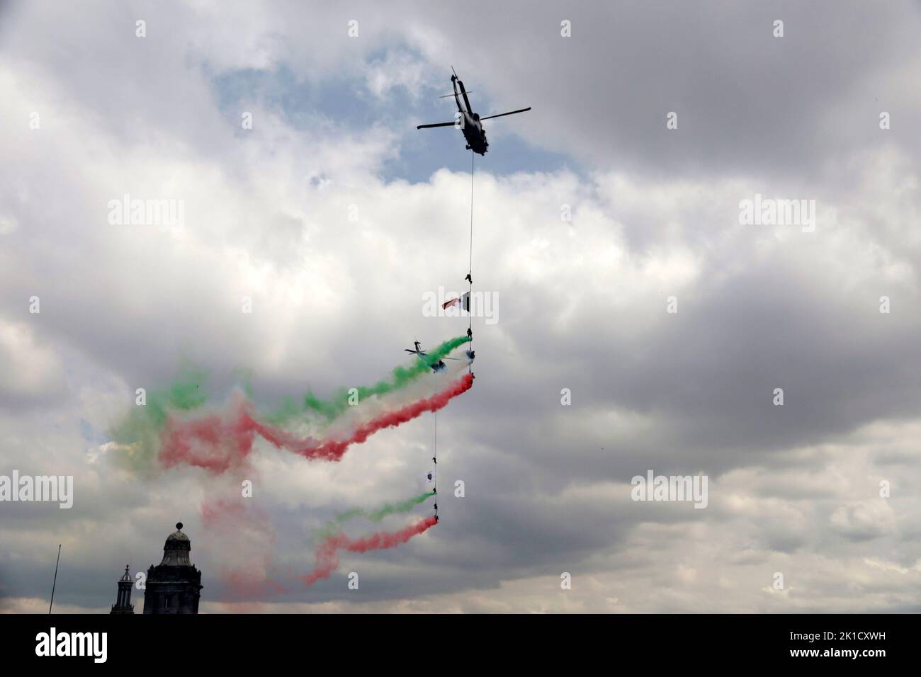 Non Exclusive: September 16, 2022, Mexico City, Mexico: Elements of the ...