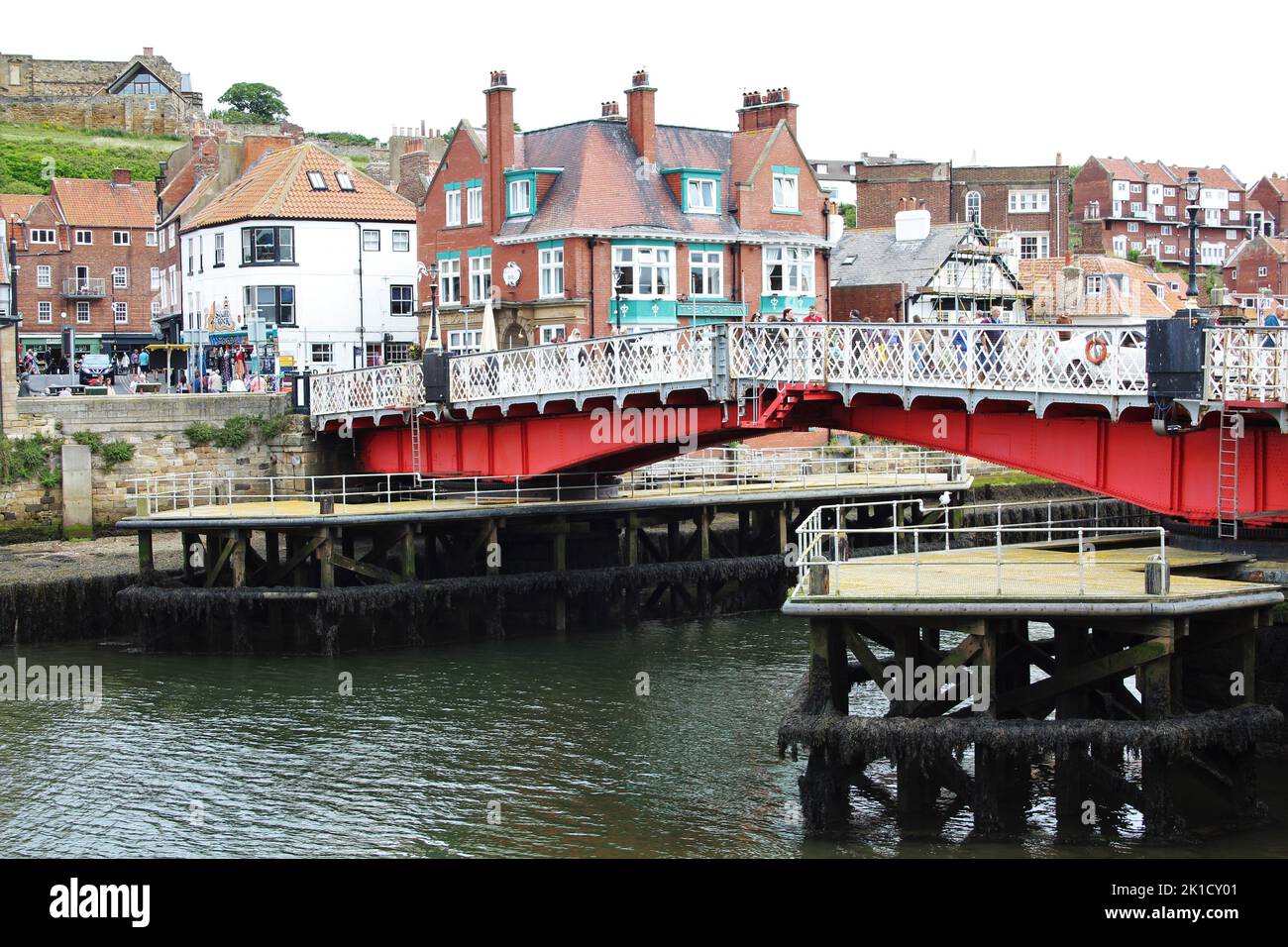 Whitby Swing Bridge Stock Photo - Alamy