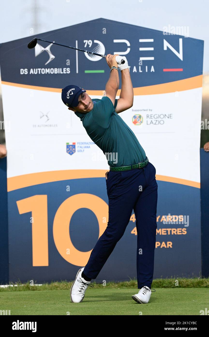Filippo Celli (ITA) during the DS Automobiles Italian Golf Open 2022 at ...