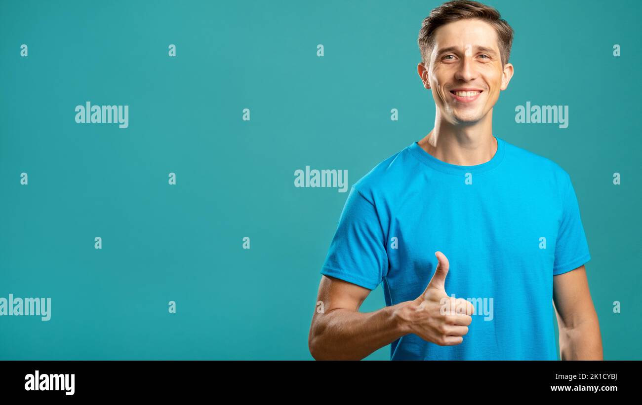 Proud male portrait. Like gesture. Nice job. Support approve. Great ...