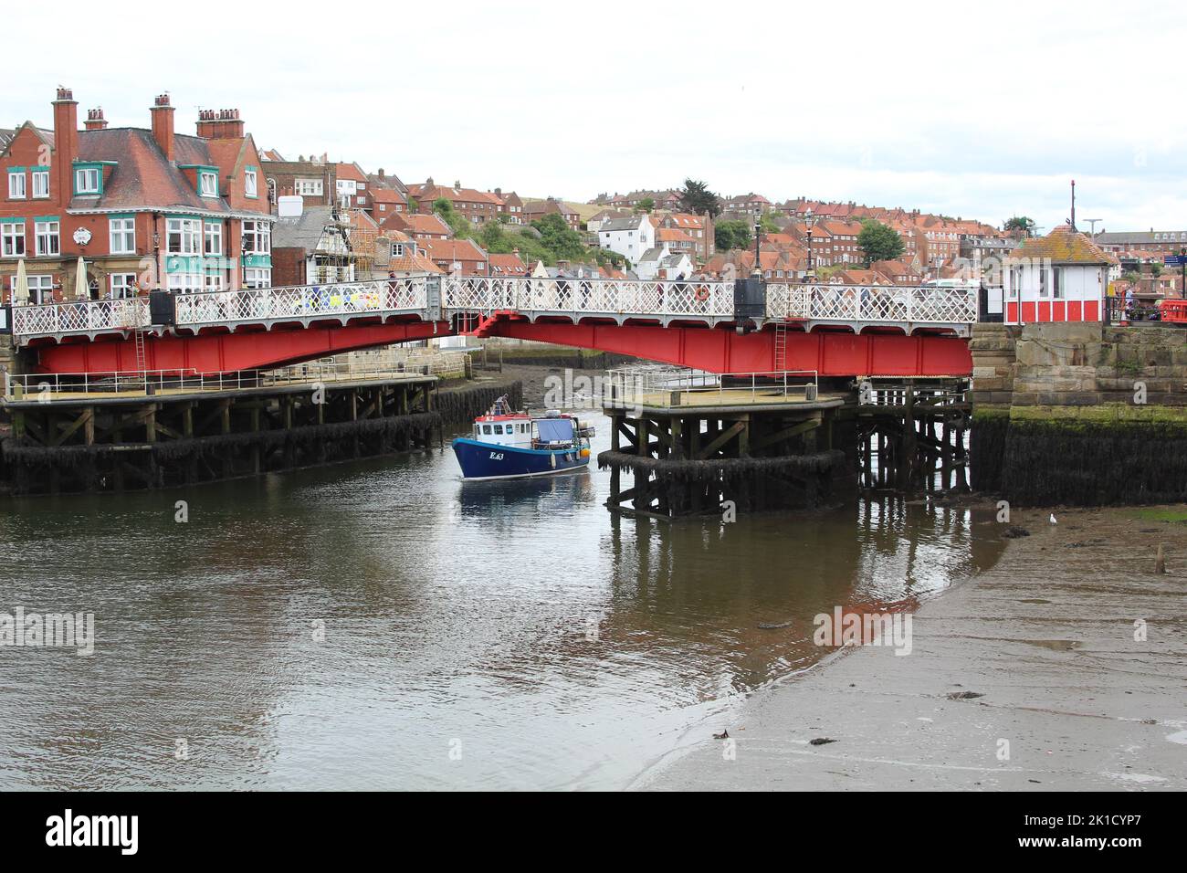 Whitby Swing Bridge Stock Photo - Alamy