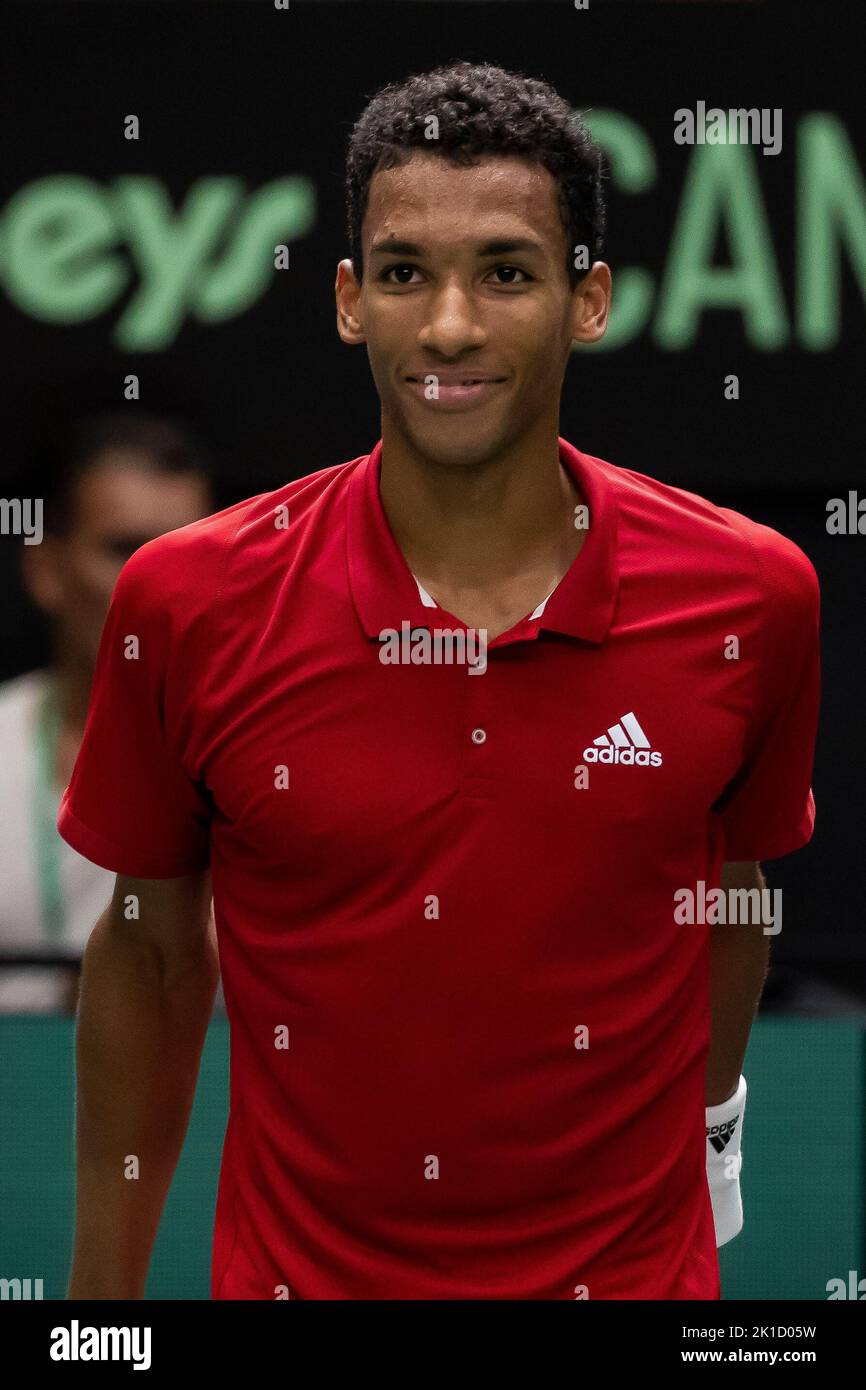 Valencia, Spain, September 17, 2022. Felix Auger-Aliassime of Canada ...