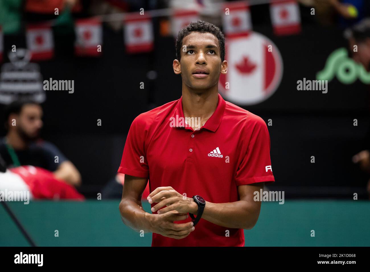 Valencia, Spain, September 17, 2022. Felix Auger-Aliassime of Canada ...