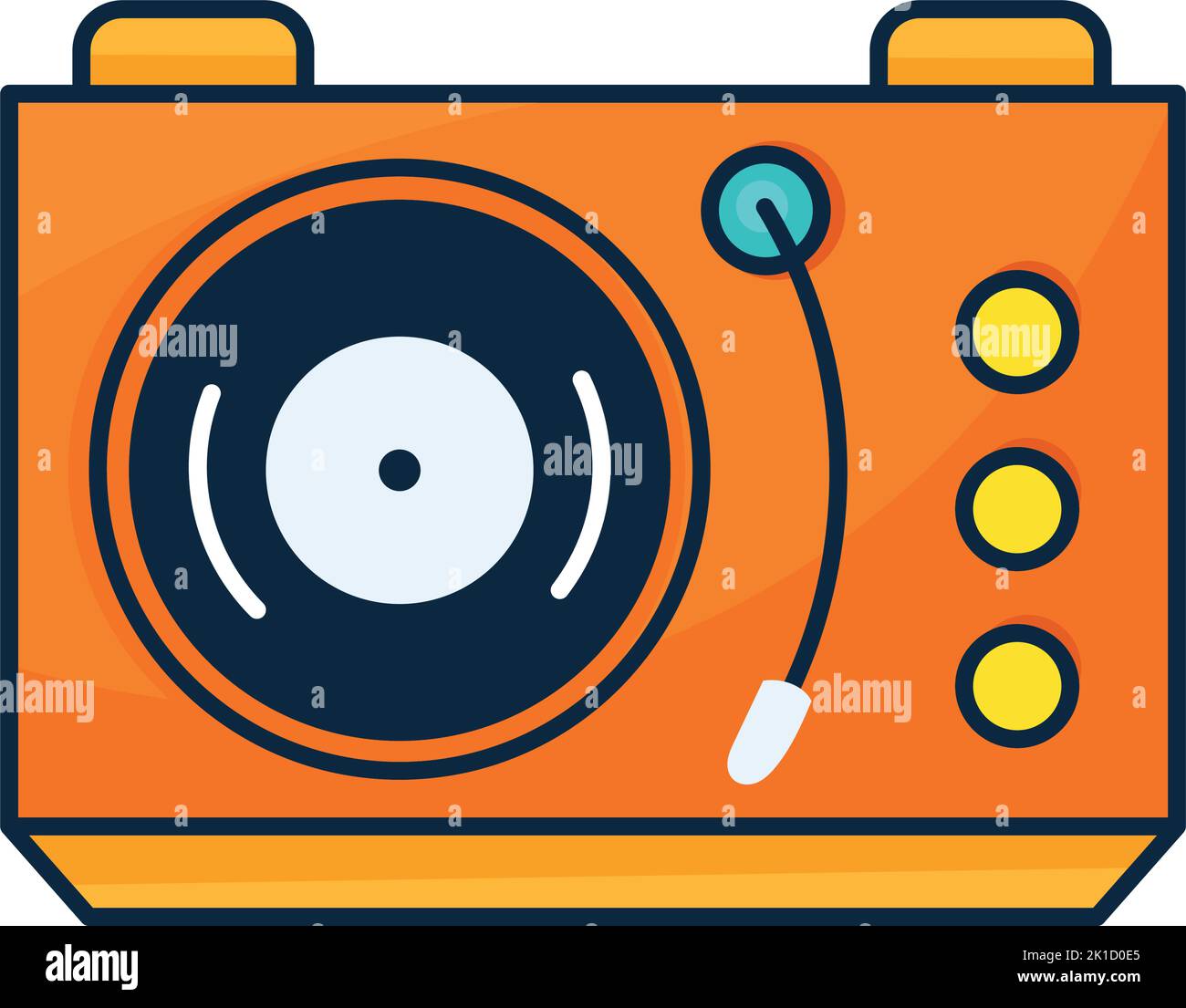 vinyl player nineties style icon Stock Vector Image & Art - Alamy