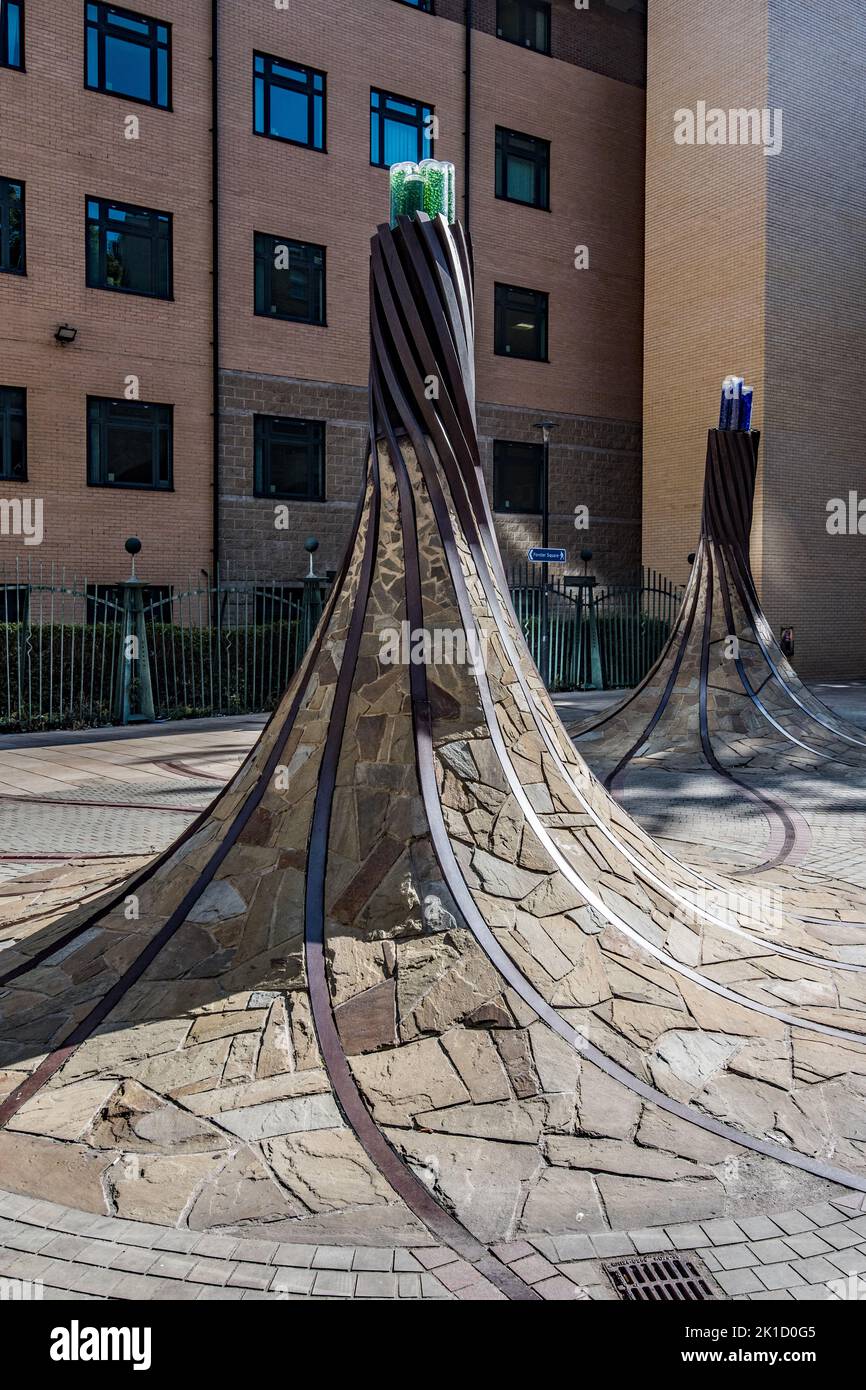 Fibres, a site-specific sculpture at St Blaise Square,nearby to Forster ...