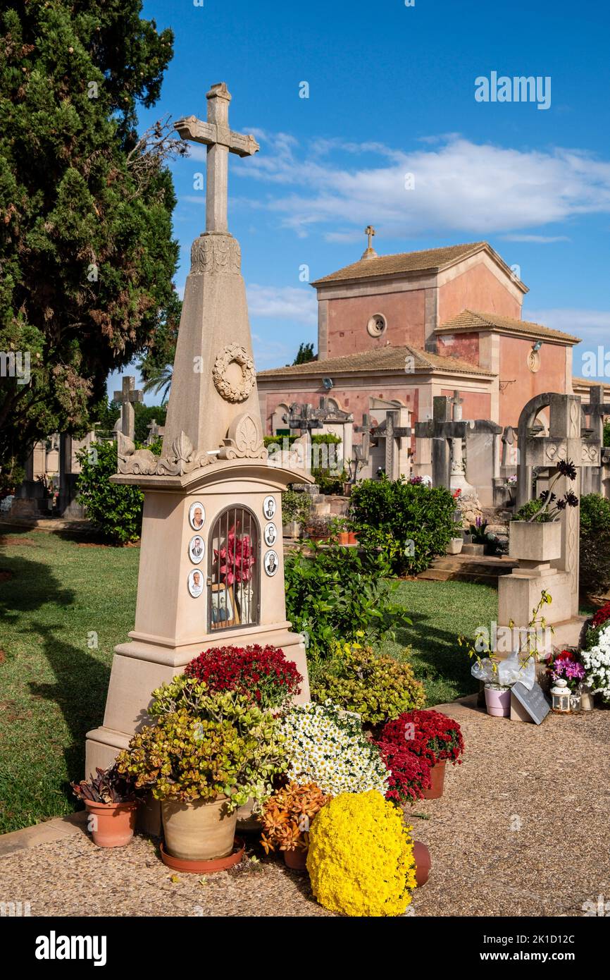 cemetery, Santanyi, Mallorca, Balearic Islands, Spain Stock Photo - Alamy