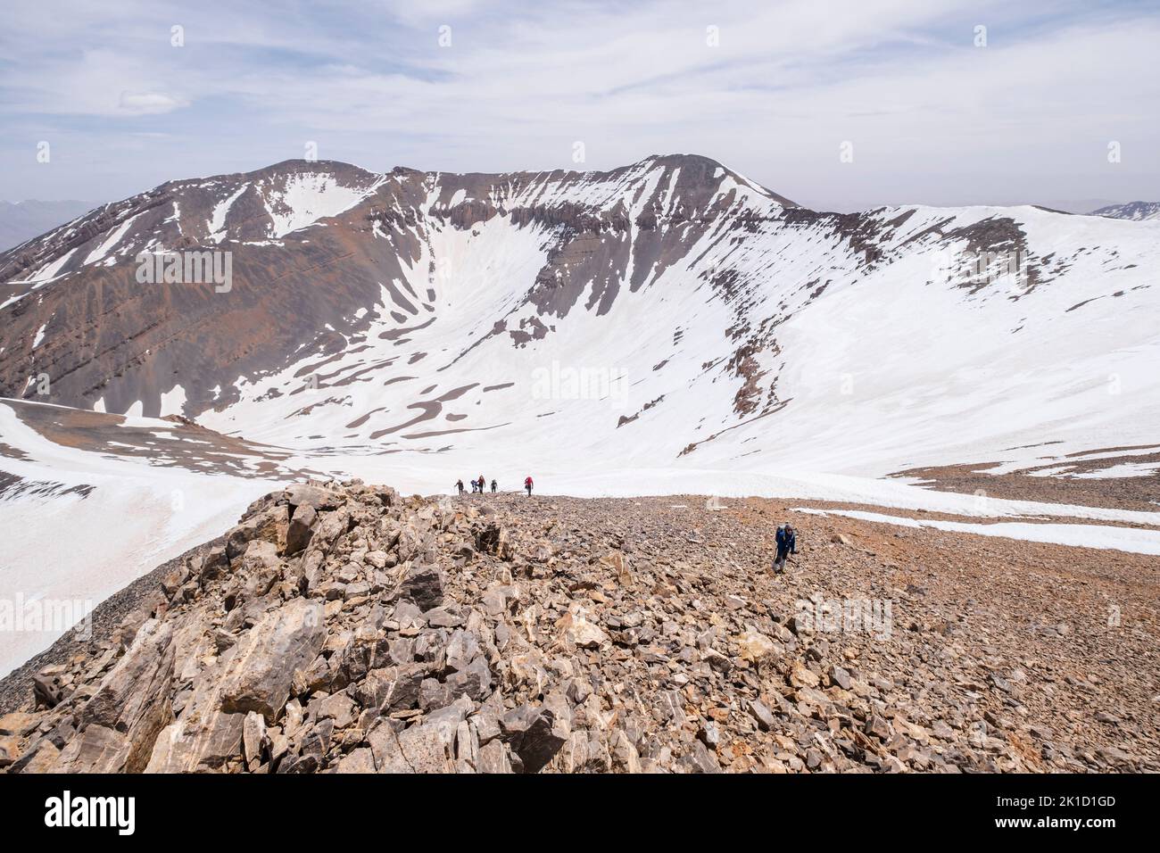 Ighil M'Goun, 4,071 meters, Atlas mountain range, morocco, africa Stock ...