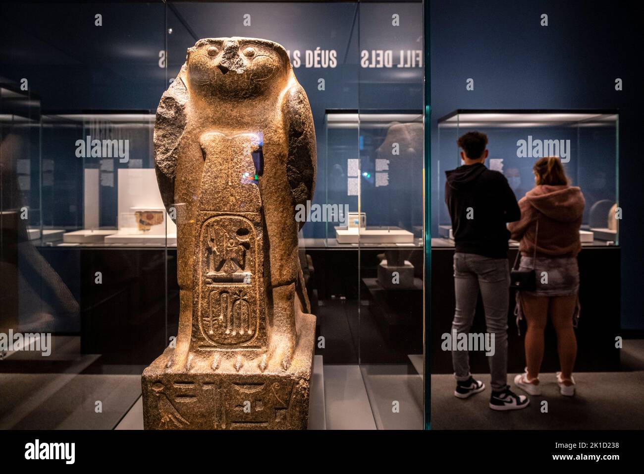 statue of the god Re-Horakhty, granite, Dynasty XIX, reign of Rameses ...