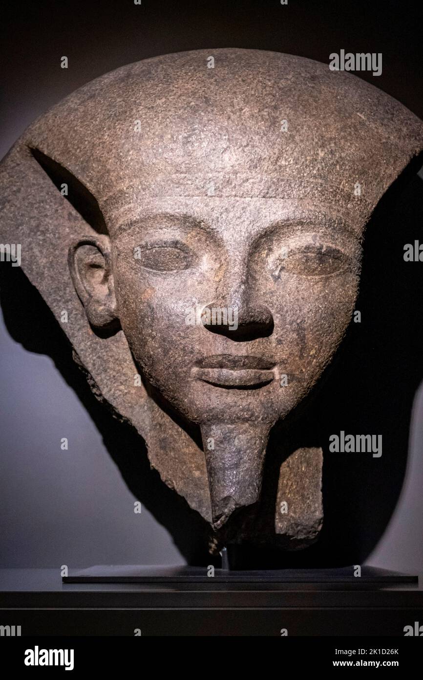 fragment of the lid of the sarcophagus of pharaoh Ramesses VI, 20th ...