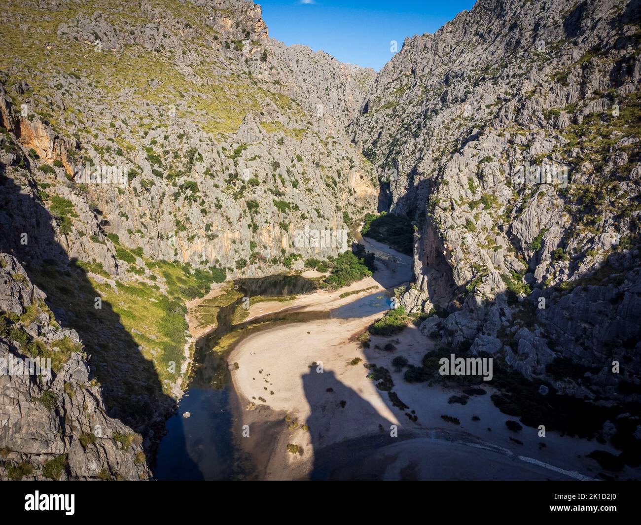 Torrent de Pareis, Sa Calobra, Majorca, Balearic Islands, Spain Stock ...