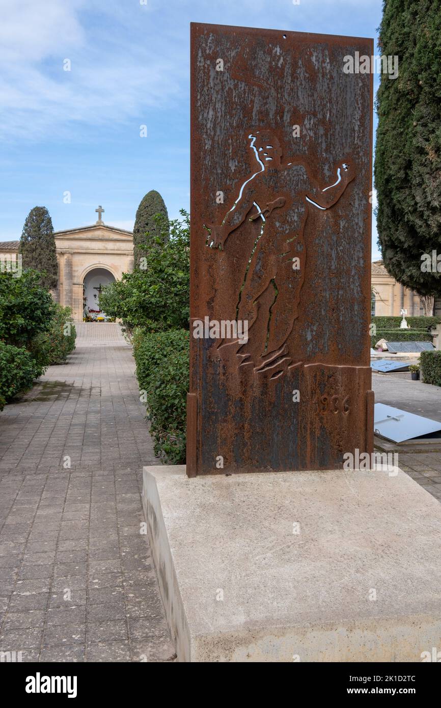 monument to recover the historical memory of the Spanish Civil War ...