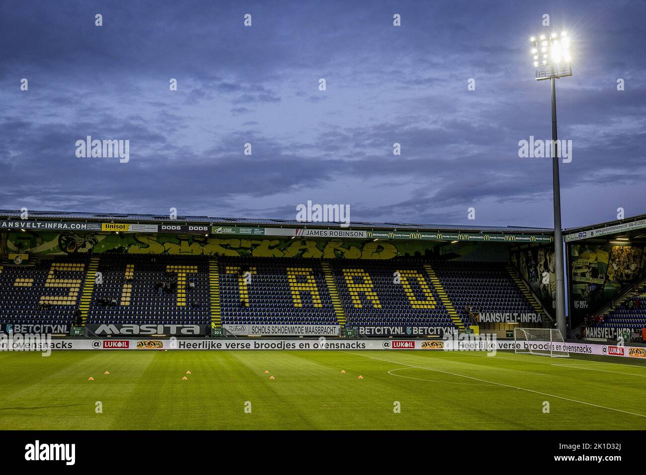 SITTARD - 17-09-2022, Fortuna Sittard stadion. Dutch football ...