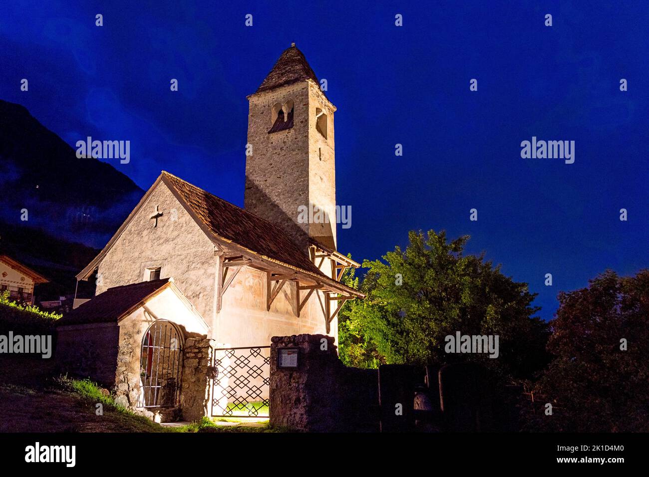 Ancient St. Proculus Church in Naturns (Naturno) in the province of ...
