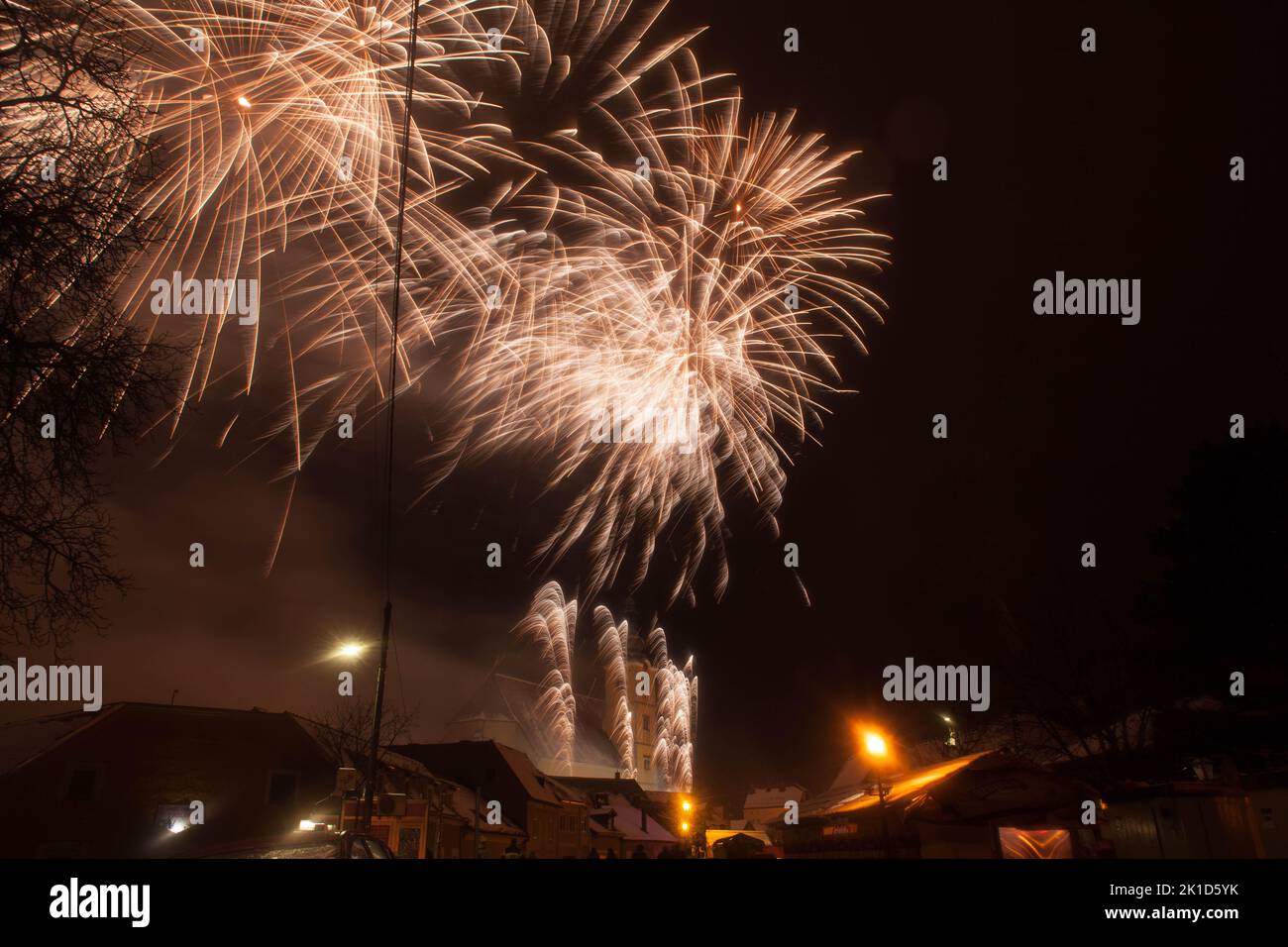 Purple fireworks shooting hi-res stock photography and images - Alamy