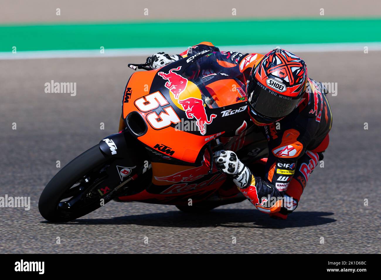 Deniz Oncu from Turkey of Red Bull KTM Tech3 team with KTM during Moto3 ...