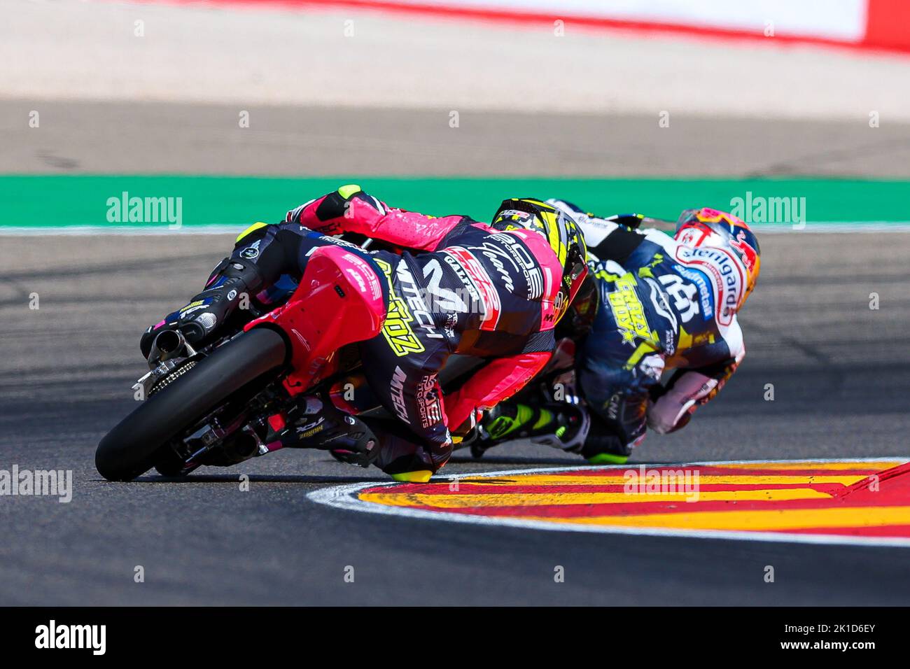David Munoz from Spain of BOE Motorsports team with KTM during Moto3 ...