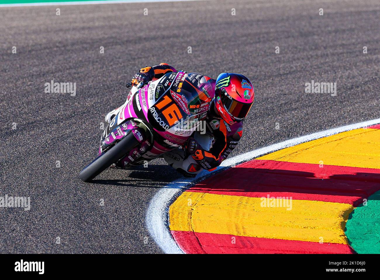 Andrea Migno from Italy of Rivacold Snipers Team with Honda during ...