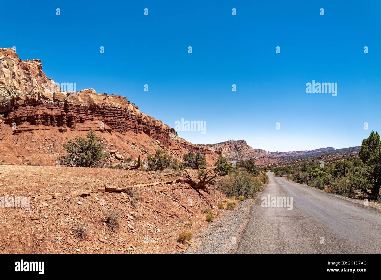 Scenic Drive passes through ancient rock formations at Slickrock Divide ...