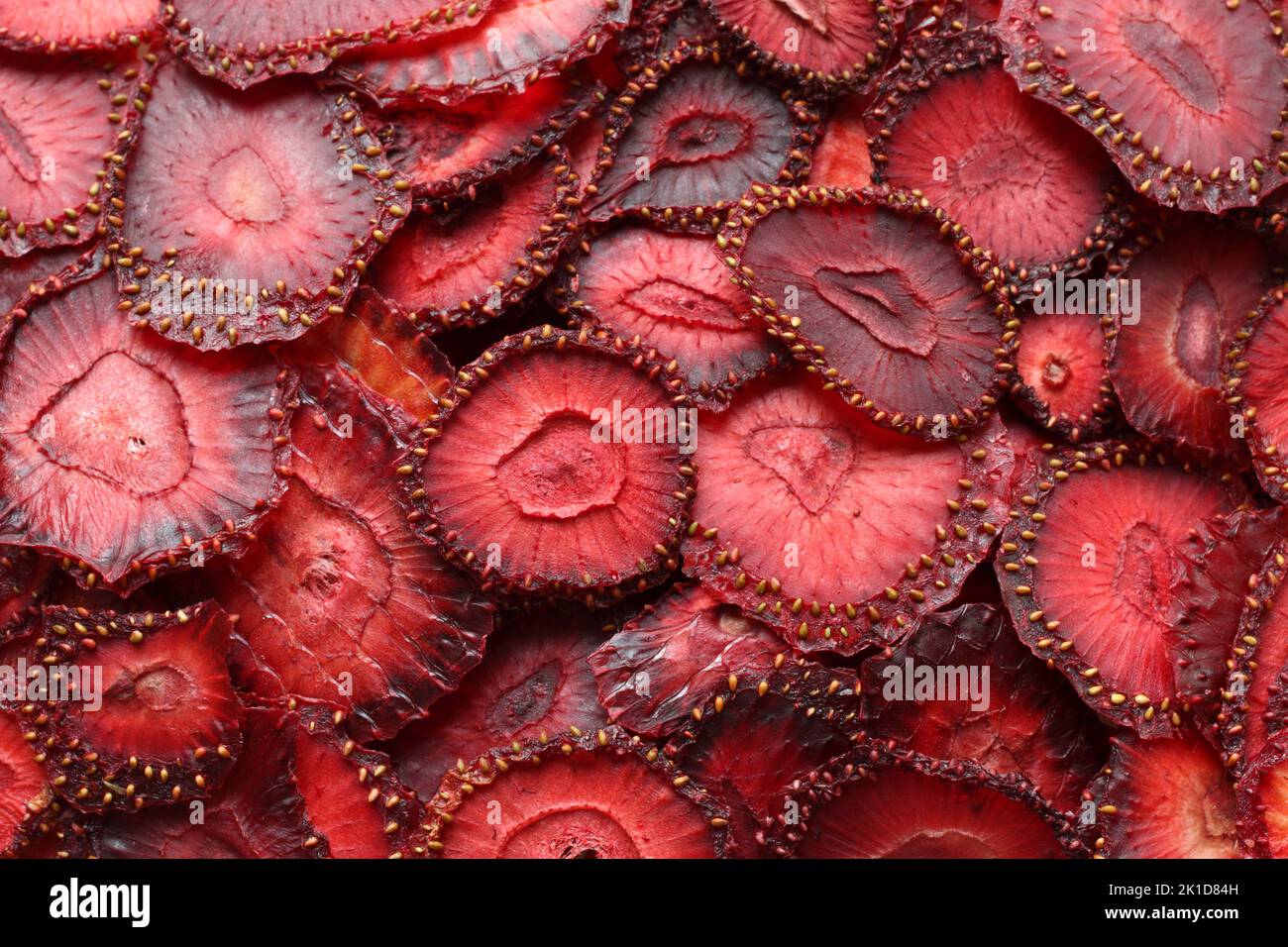Sliced dried strawberry hi-res stock photography and images - Alamy