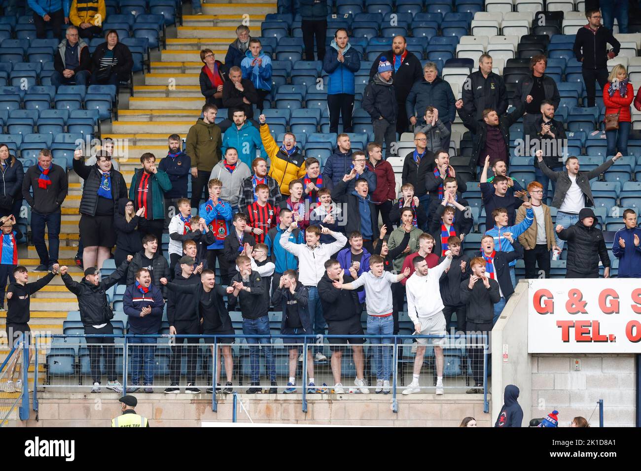17th September 2022; Dens Park, Dundee, Scotland: Scottish Championship ...