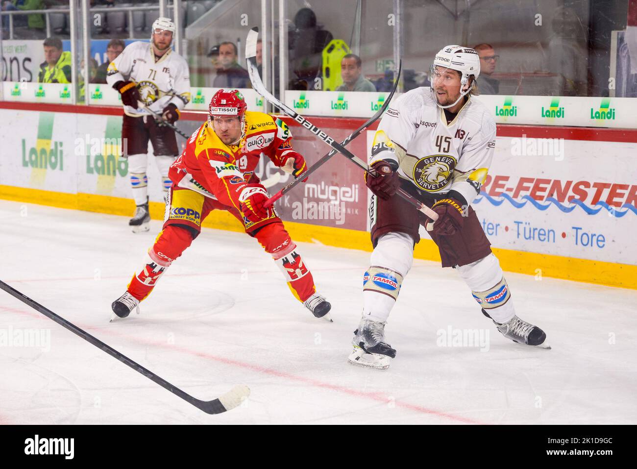 September 17, 2022, Biel/Bienne, Tissot Arena, NL: EHC Biel-Bienne ...