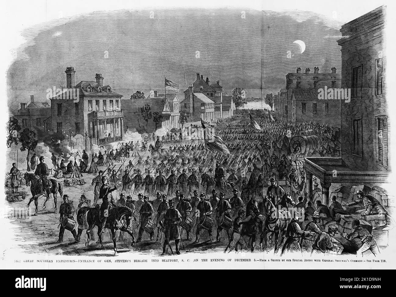 The Great Southern Expedition - Entrance of General Isaac Ingalls ...